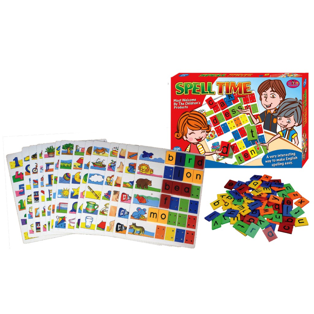 English Spelling Learning Kit "Spell Time" [Ready Stock] Educational Product Toys to play ...