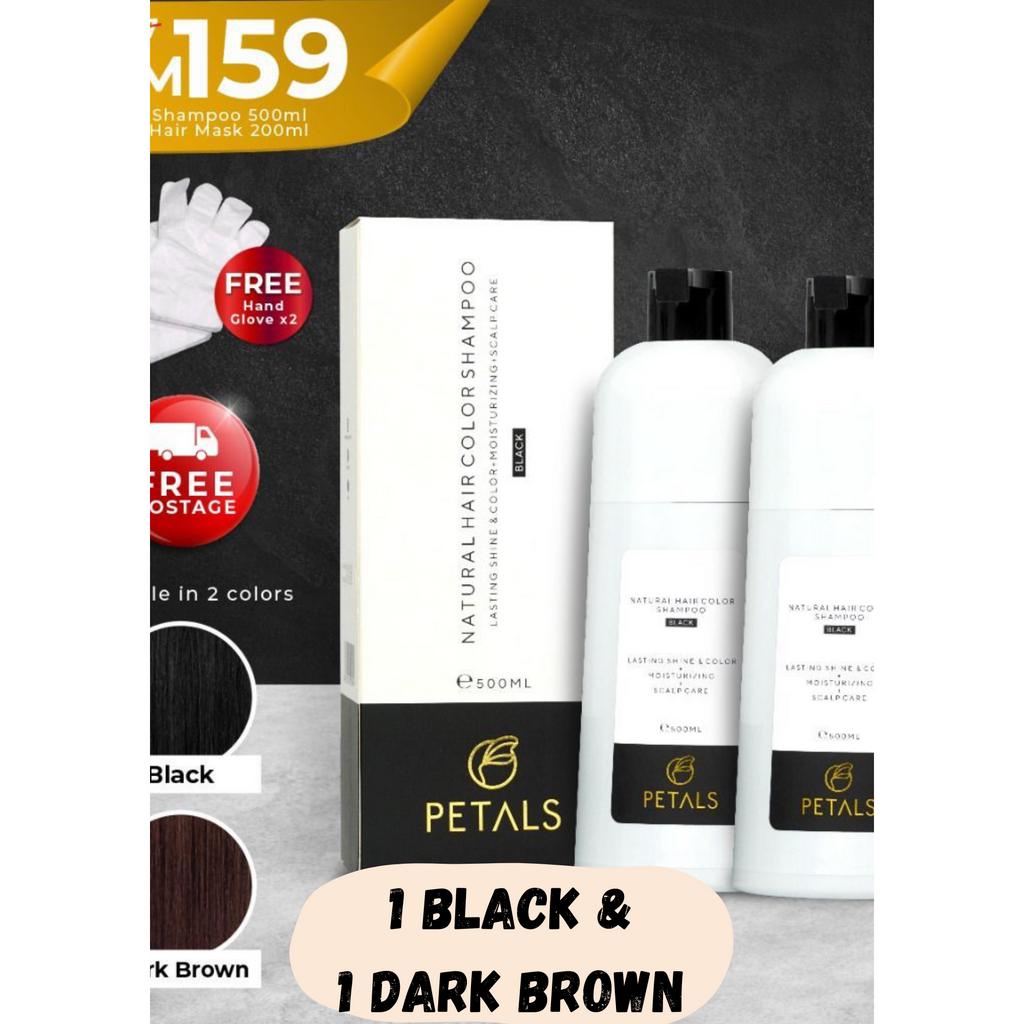 PETALS (CLAIM SEKARANG DISKAUN HEBAT) HAIR COLOUR SHAMPOO BERWAJAH BARU ...