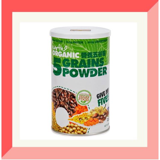 Earth Organic 5 Grains Powder (500g) [Exp 2/2026] | Shopee Malaysia