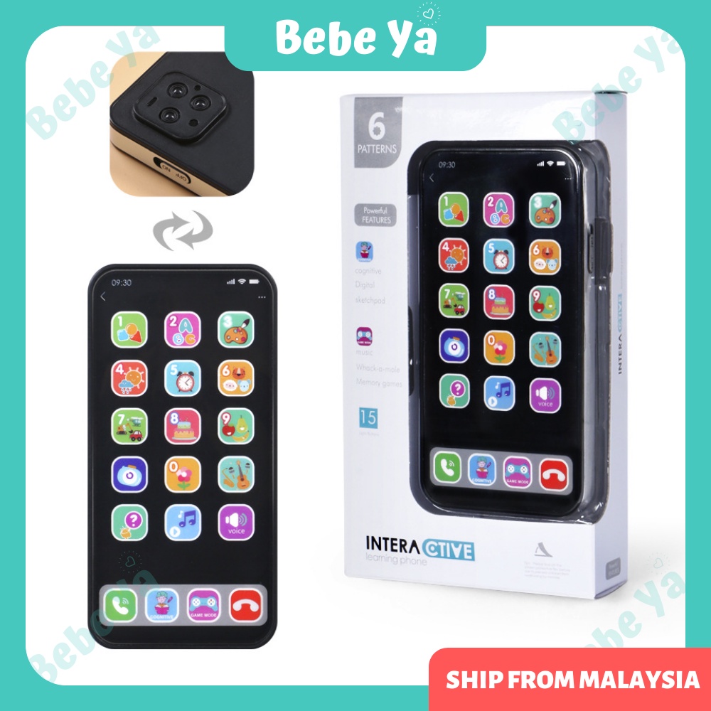 Kids Telephone Toys - Simulation Smartphone Baby Toy Handphone Music ...