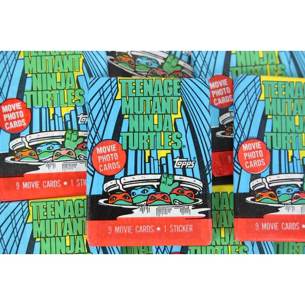 1990 Topps Teenage Mutant Ninja Turtles Vintage Wax Trading Card Packs ...