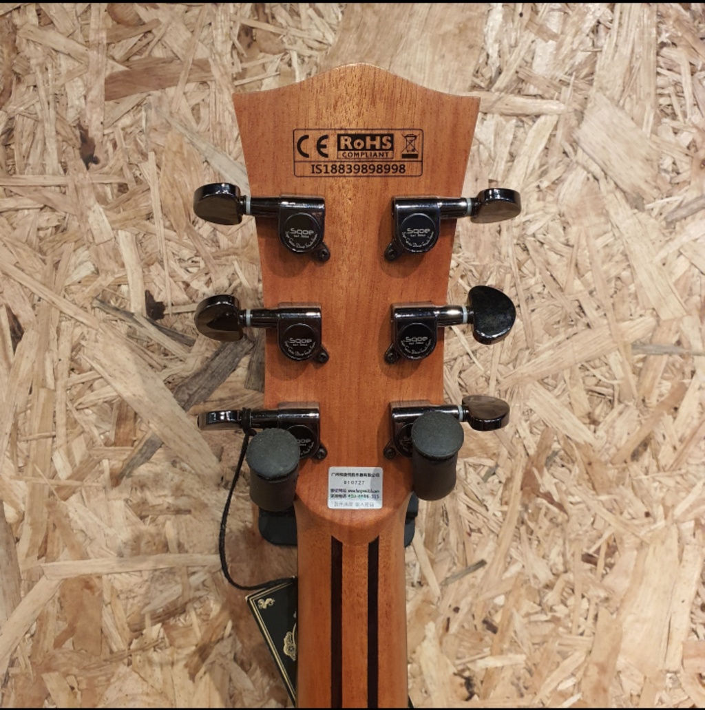 Sqoe SQ-PS 41" inch acoustic guitar with fishman EQ # Wings Piano Bass ...