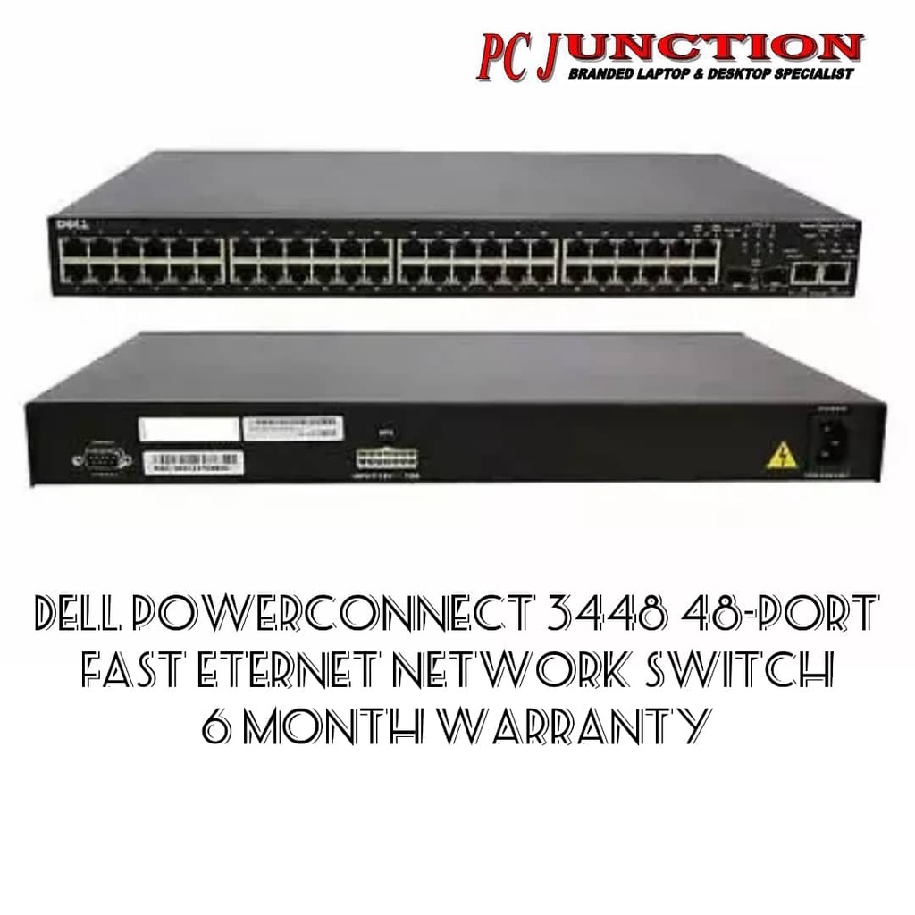 Dell PowerConnect 3448 48-port Fast Ethernet Network Switch | Shopee ...