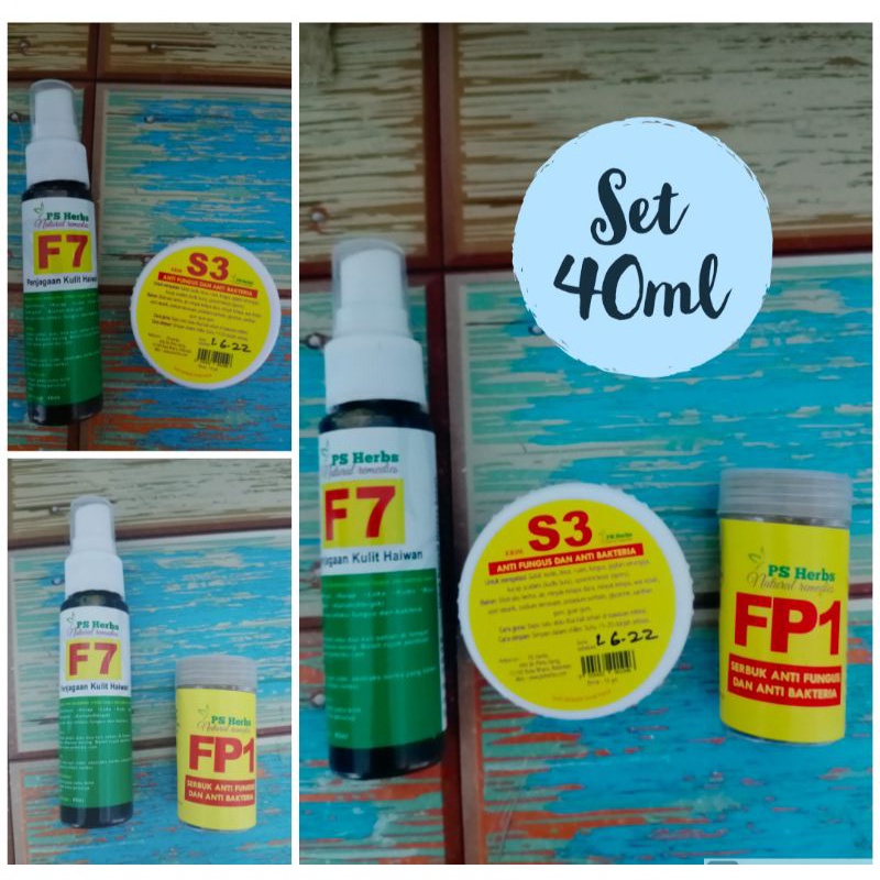 PS Herbs F7 SET 40ML Ubat kurap/sporo viral PS herbs natural remedies ...