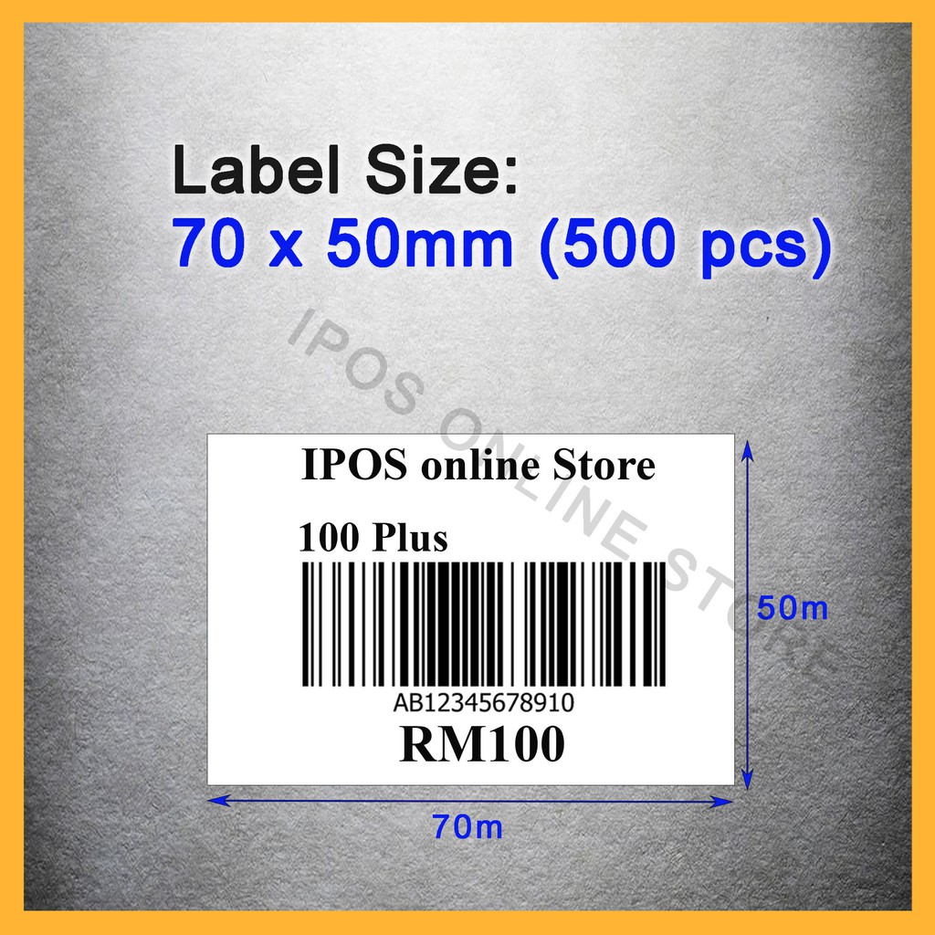 Thermal Barcode Label Sticker | Shopee Malaysia