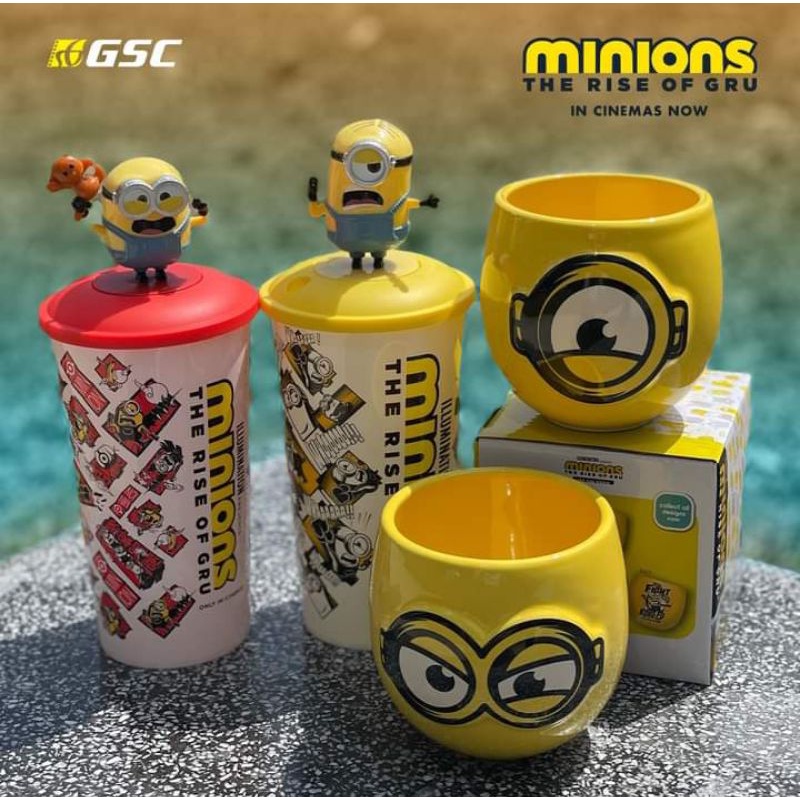 Ready Stock GSC Minions Rise of Gru Cup Tumbler Mug Tumblr Original ...
