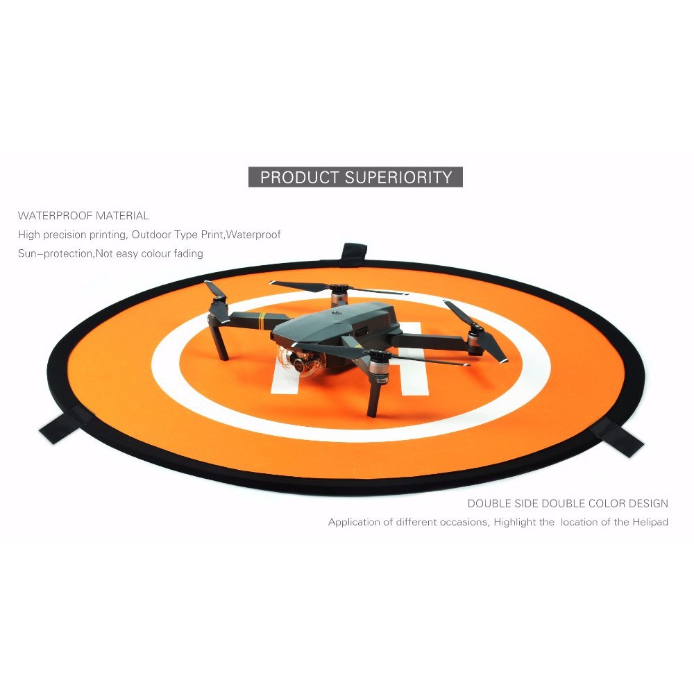 RC Drone Landing Pad Foldable Protective Accessories (75 cm) for DJI ...