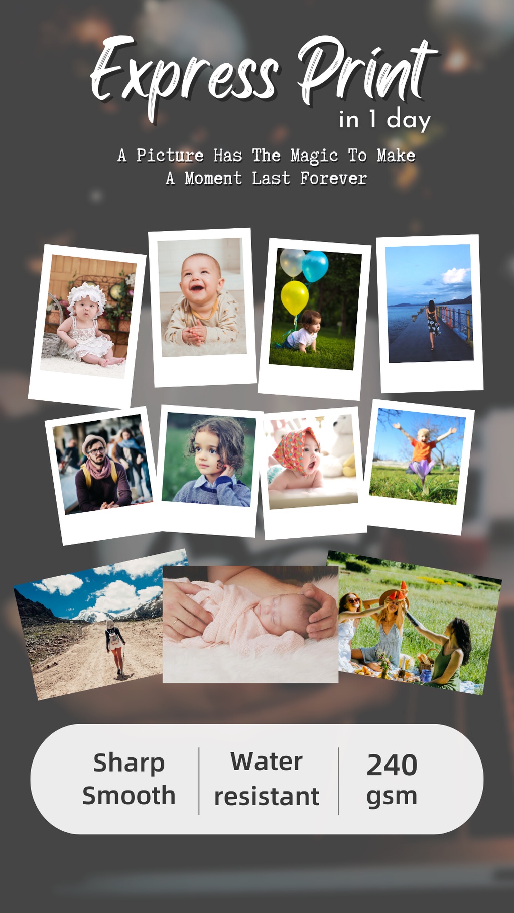 fuji Instax mini ,2R,Lomo Photo print-1pc,fuji waterproof paper(express ...