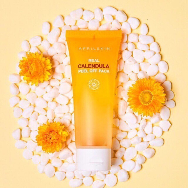 Real Calendula Peel Off Pack April Skin Exfoliating Mask 100g | Shopee ...