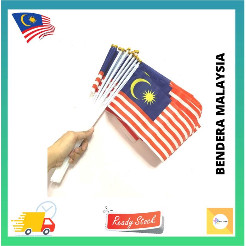 Bendera Malaysia Bendera Tangan Hand Flag Malaysia Flag | Shopee Malaysia