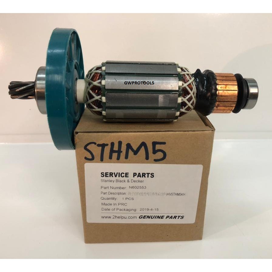 STHM5KH STANLEY 17MM HEX CHIPPING HAMMER - ARMATURE / AMATUR ( N602553 ...