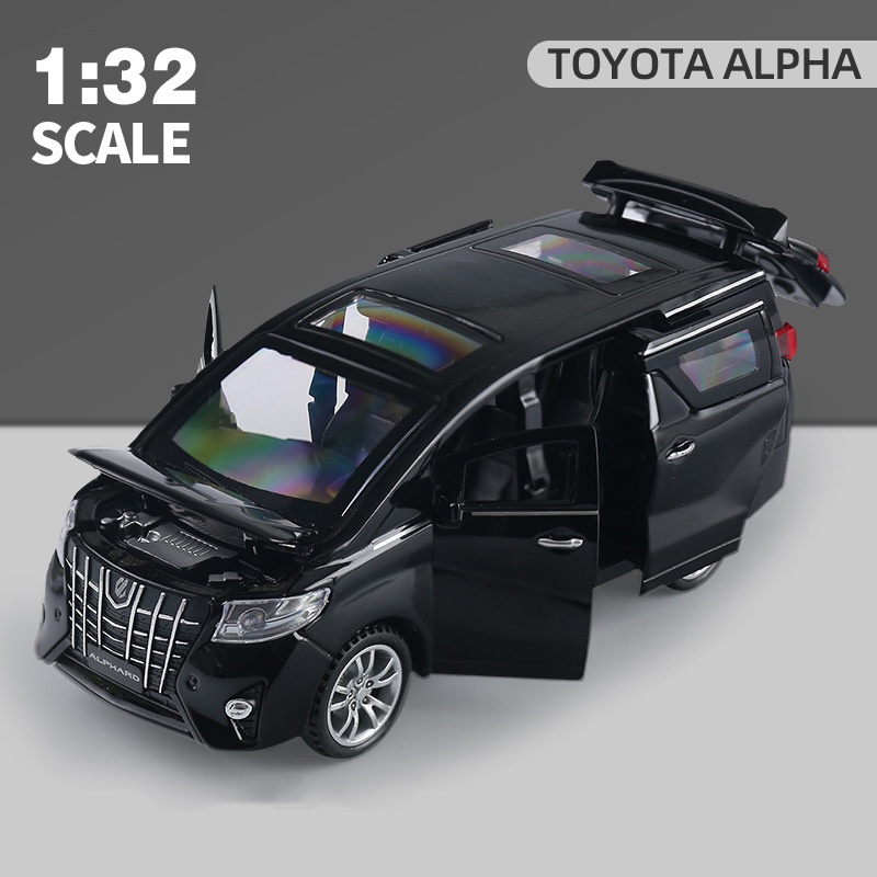 KLT 1:32 Toyota Alphard Diecast Car Model Toy For Kids vellfire diecast ...