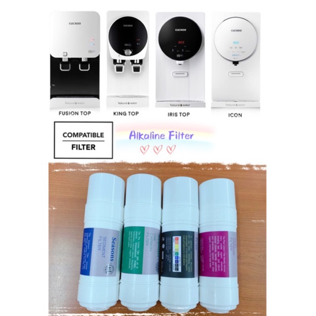 Korea Cuckoo FUSION TOP,KING TOP,IRIS TOP,ICON Alkaline OEM Water ...