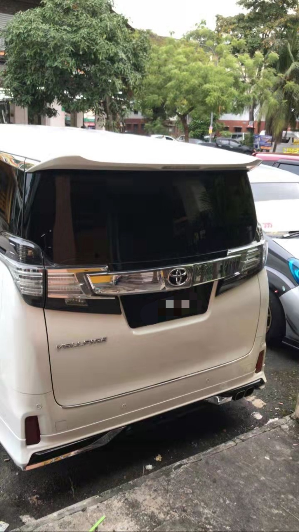 Toyota Vellfire ANH20 AGH30 2008-2013 Rear Logo (Chrome/Gold/M.Blk ...