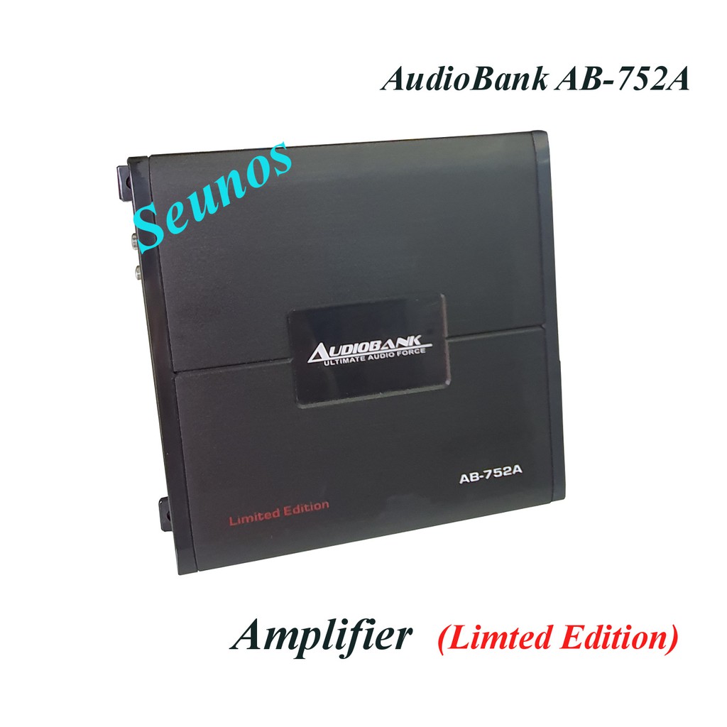 Audiobank 2 Channel Power Amplifier AB-752A Limited Edition | Shopee ...
