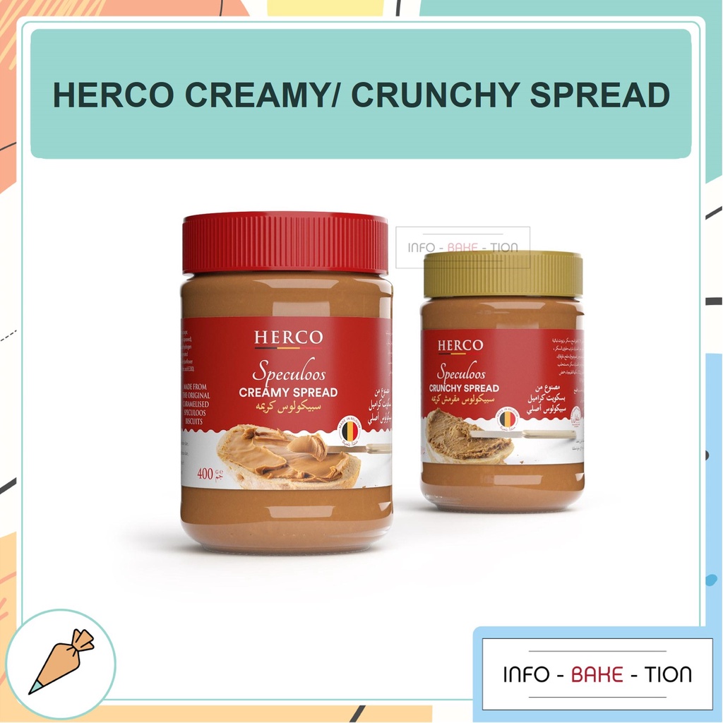 Herco Speculoos Spread Crunchy/Creamy 400g | Shopee Malaysia