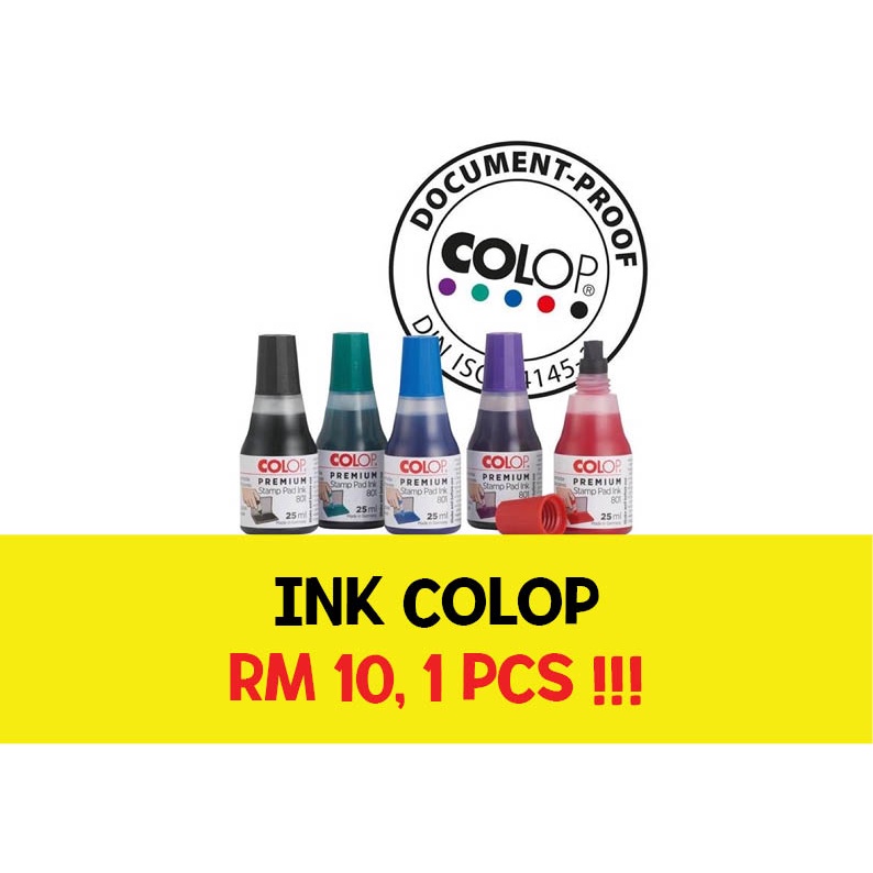 COLOP Refill Ink (25mk) | Shopee Malaysia
