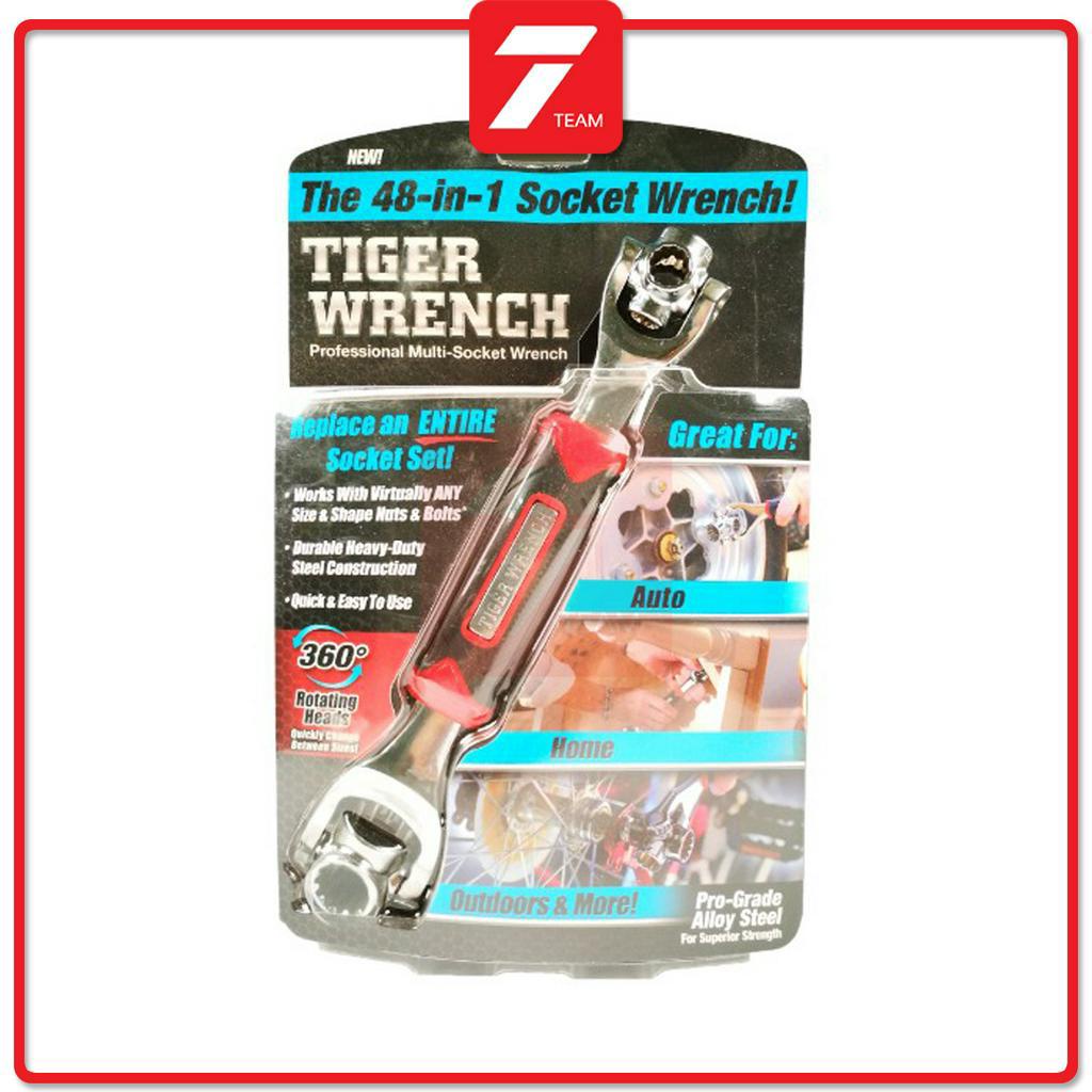 48 in 1 Wrench Torque Keys Set Universal Key Ratchet Multitool Tiger ...