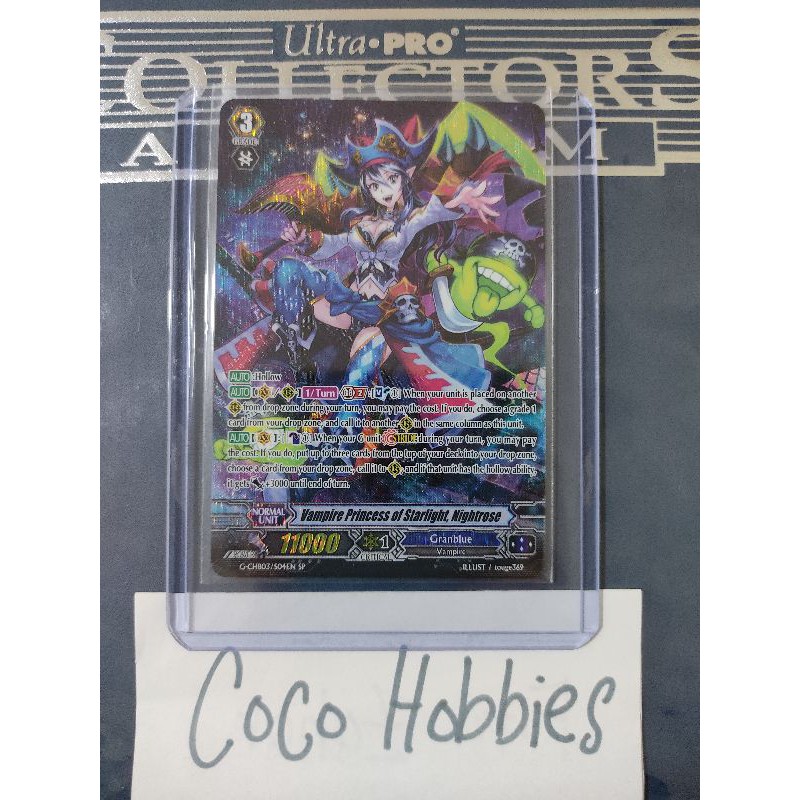 Cardfight Vanguard Vampire Princess of Starlight, Nightrose (G-CHB03 SP) | Shopee Malaysia
