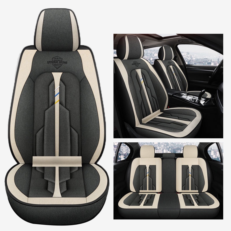 Flax Material Car seat covers For volvo xc90 s60 v40 c30 v60 v70 xc40 ...