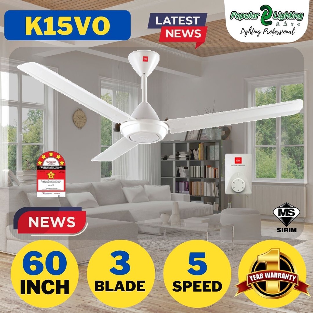 KDK K15VO / K12VO /F-M15AO Deka DR9 DR10 5 Speed Regulator Ceiling Fan ...