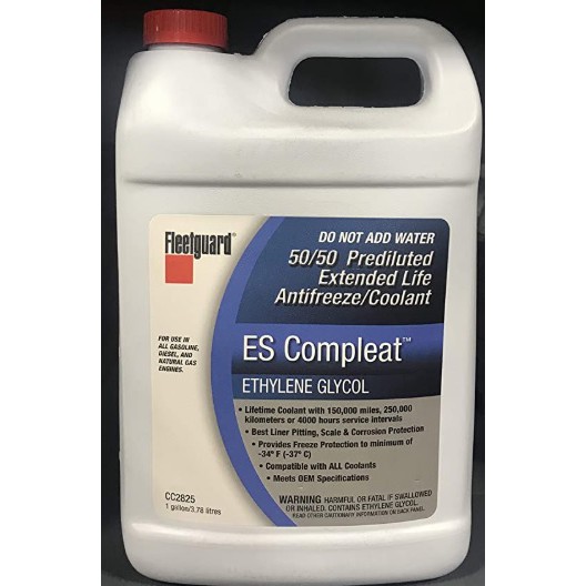 CC2825 Fleetguard ES Compleat EG 50/50 Antifreeze/Coolant | Shopee Malaysia