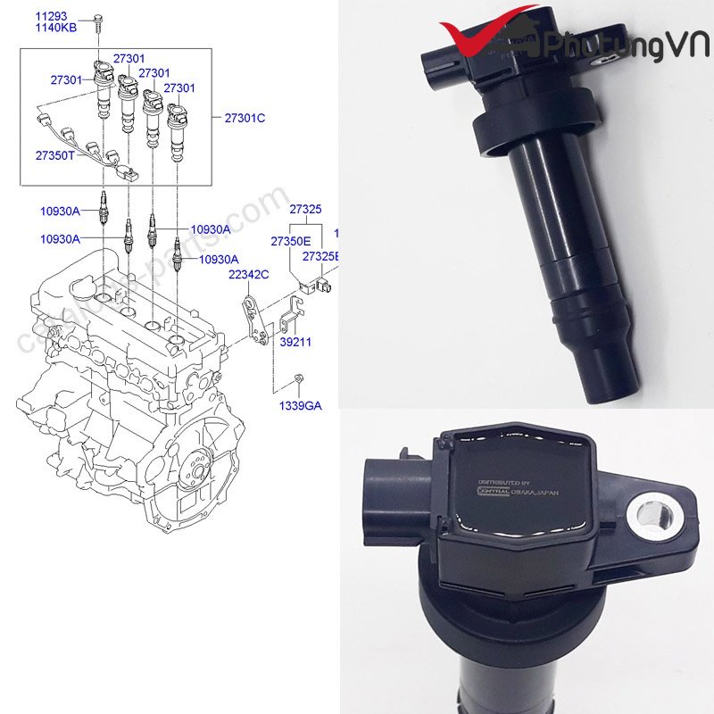 Hyundai i20 Mobin,Hyundai i20 Ignition Mobin 273002B010 - Genuine ...