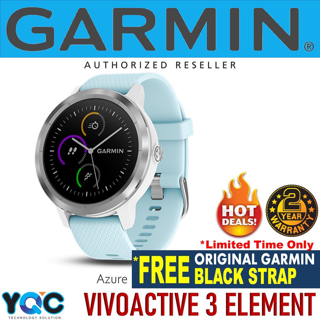 watch Garmin Vivoactive 3 Element [Garmin M'sia Warranty] GPS Smart ...