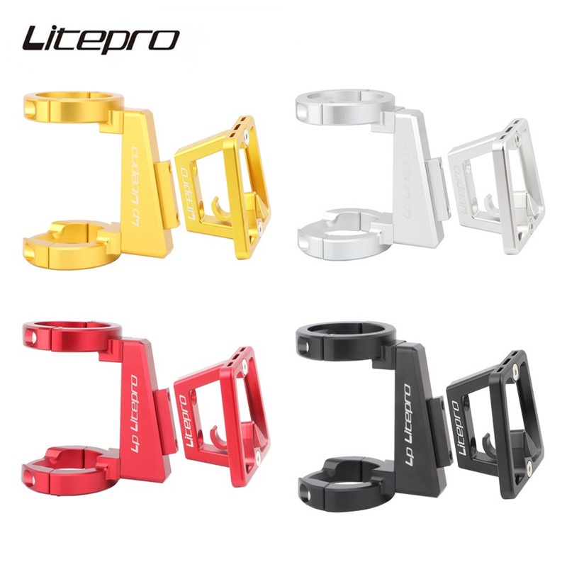 Litepro Fnhon Dahon Folding Bicycle Pig Nose Front Bag Adapter Mount ...