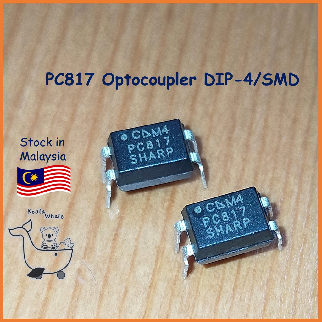 PC817 PC817C PC 817 Optocoupler Optoisolator Photo Isolator DIP4 SMD | Shopee Malaysia