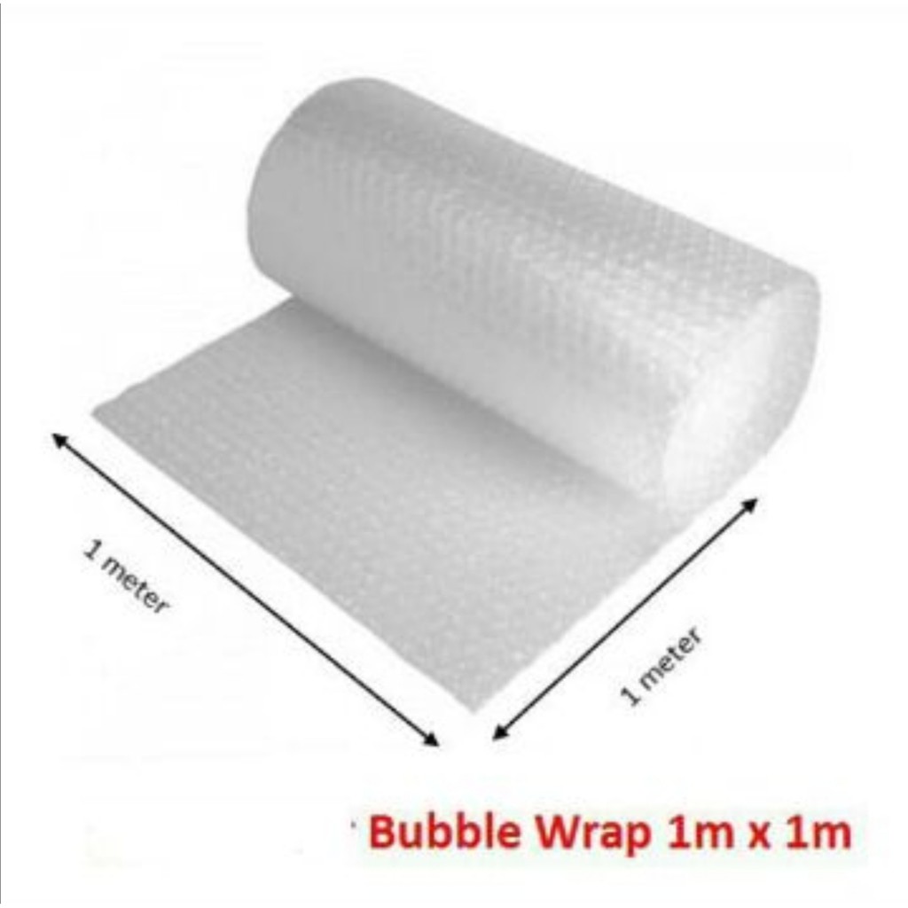 Bubble wrap single layer 1 meter x 1 meter bubble wrap 100cm x 100cm | Shopee Malaysia