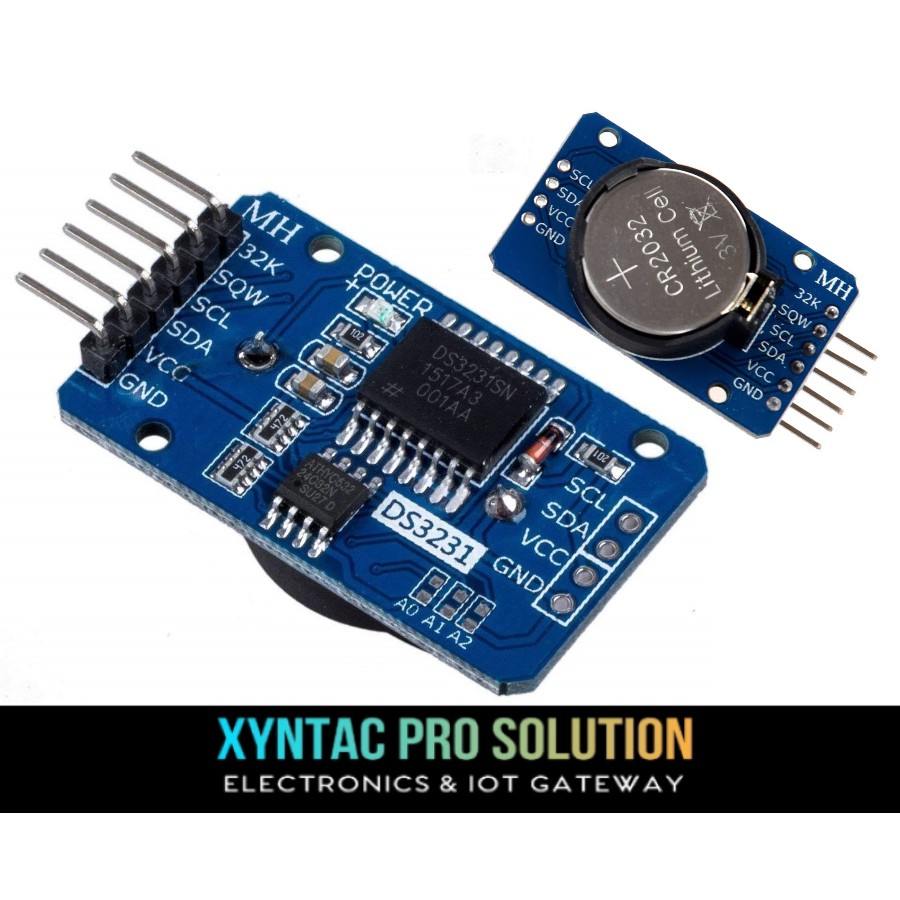 DS3231 AT24C32 IIC I2C Module Precision RTC Module + Free Battery | Shopee Malaysia