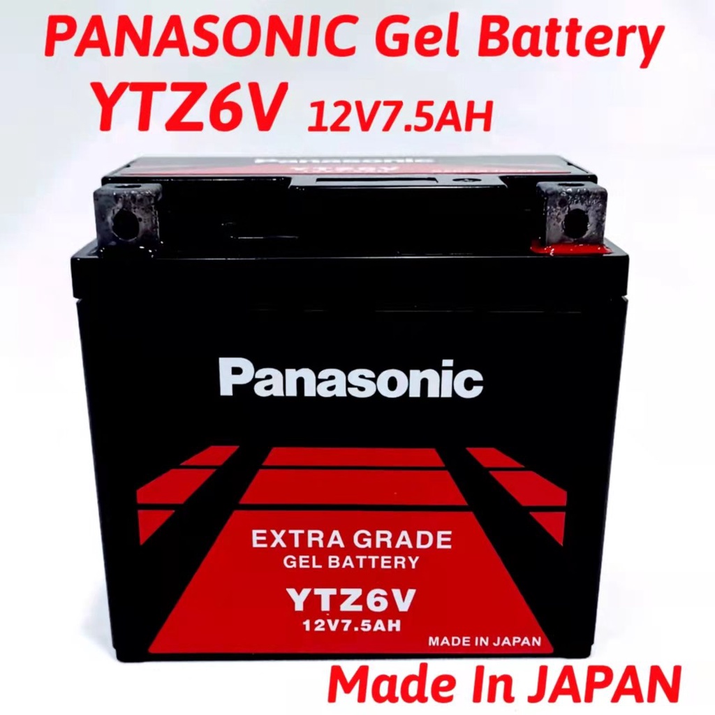 YTZ6V BATTERY PANASONIC JAPAN RS150 / VARIO / NVX V2 (Original size ...