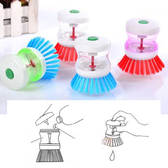🌟 #1 Ready Stock 🌟 Kitchen Wash Auto Soap Tool Pot Pan Dish Bowl Palm ...