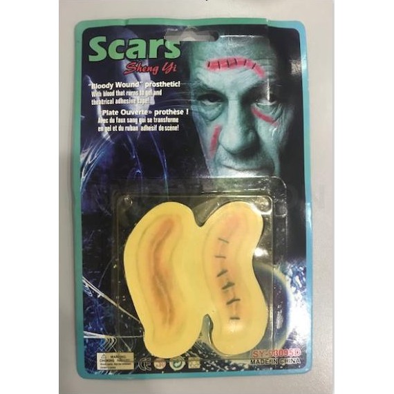 Halloween Fake Scar Stickers Simulation Scar Stickers Fake Wound ...