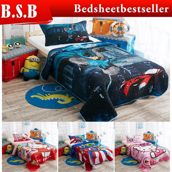 B.S.B 🔥 CADAR CARTOON PATCHWORK SINGLE SIZE 🔥 | Shopee Malaysia