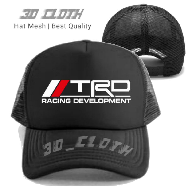 TRD Racing Development Trucker Net Hat - TRD Racing Hat | Shopee Malaysia