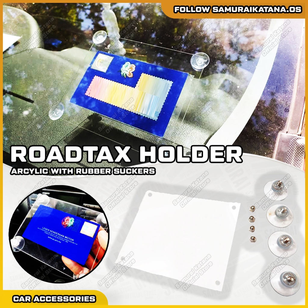 🗃️ Plastic Roadtax Holder RFID Holder Car Puspakom 4X4 Lorry Van Holder ...