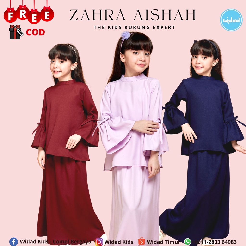 Baju Kurung Kanak-kanak Baju Kurung Perempuan Baju Kurung Budak Kids ...
