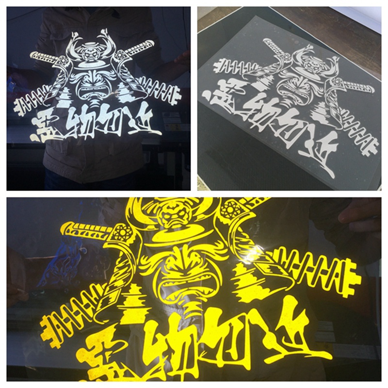 Japanese Samurai Decals Car Rear Windshield Car Accessories Reflective ...
