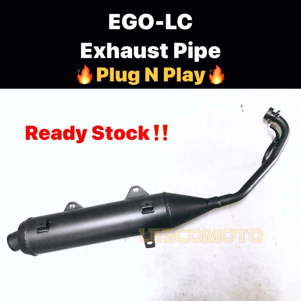 Yamaha Ego LC Ego-LC EgoLC Carb Exhaust Muffler Pipe Assy Ekzos Exzos ...