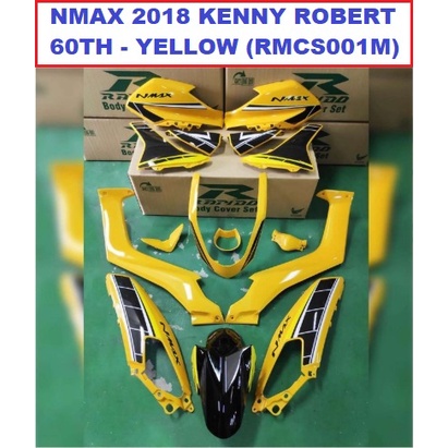 Rapido Cover Set Yamaha NMAX V1 2018 Kenny Robert 60th Yellow Yellow ...