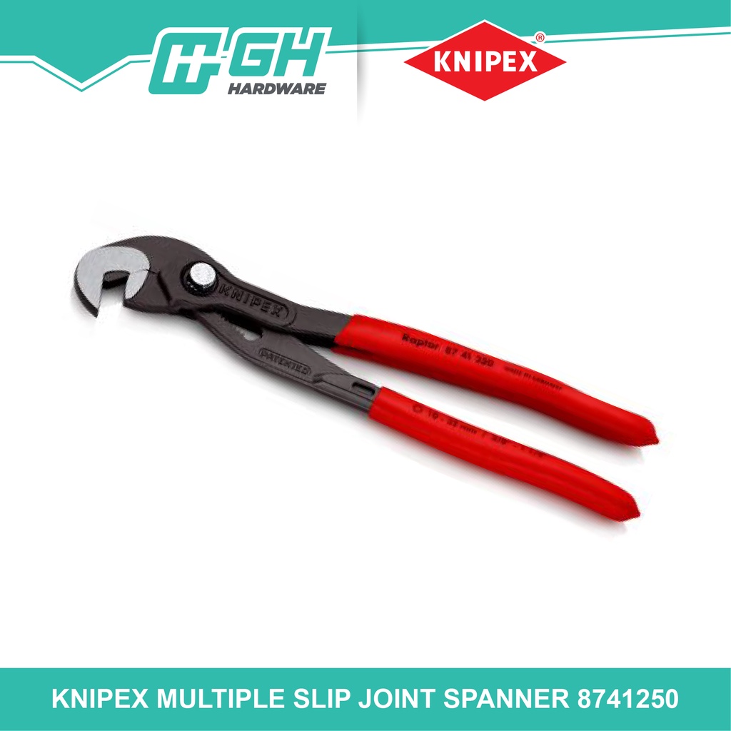 [ GH HARDWARE ] KNIPEX Multiple Slip Joint Spanner Raptor ( 8741250 ...