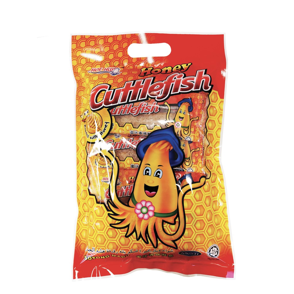 [HOE HUP] Honey Cuttlefish with Individual Packs 8gm x 24 (HALAL ...