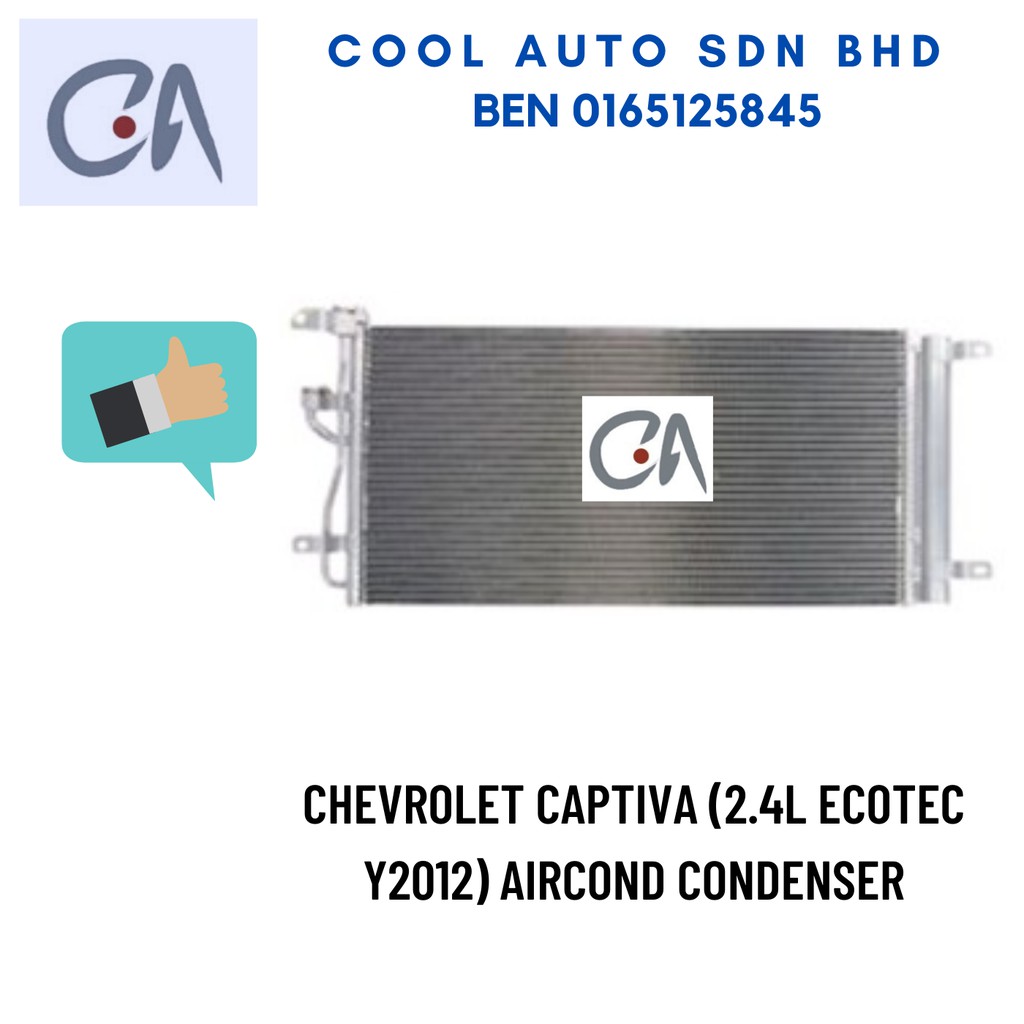 🔥READY STOCK 🔥CHEVROLET CAPTIVA (2.4L ECOTEC Y2012) AIRCOND CONDENSER ...