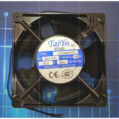TAIYO BALL BEARING AXIAL FAN (UL) 3 1/2" & 4" TAIYO 12VDC,24VDC,48VDC ...