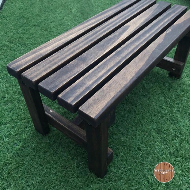 (SMALL SIZE) Wooden Long / Standard Sitting Stool / Bangku kecil (BOTH ...