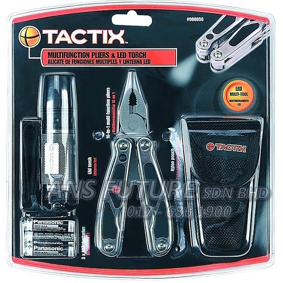 Tactix 900056 Multi Tool With Led Torch | Shopee Malaysia