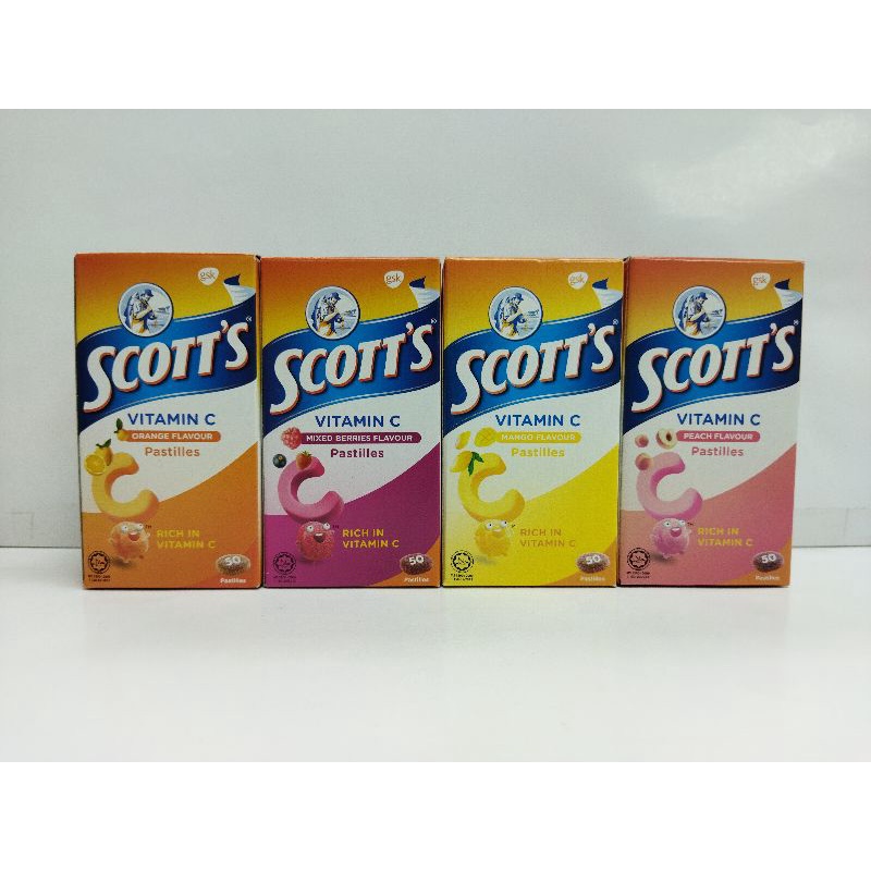 SCOTT'S VITAMIN C • 50 PASTILLES | Shopee Malaysia