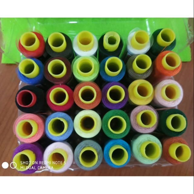 Sewing Thread / Benang Jahit 30pcs 250meter/sewing thread 250mts/Benang ...